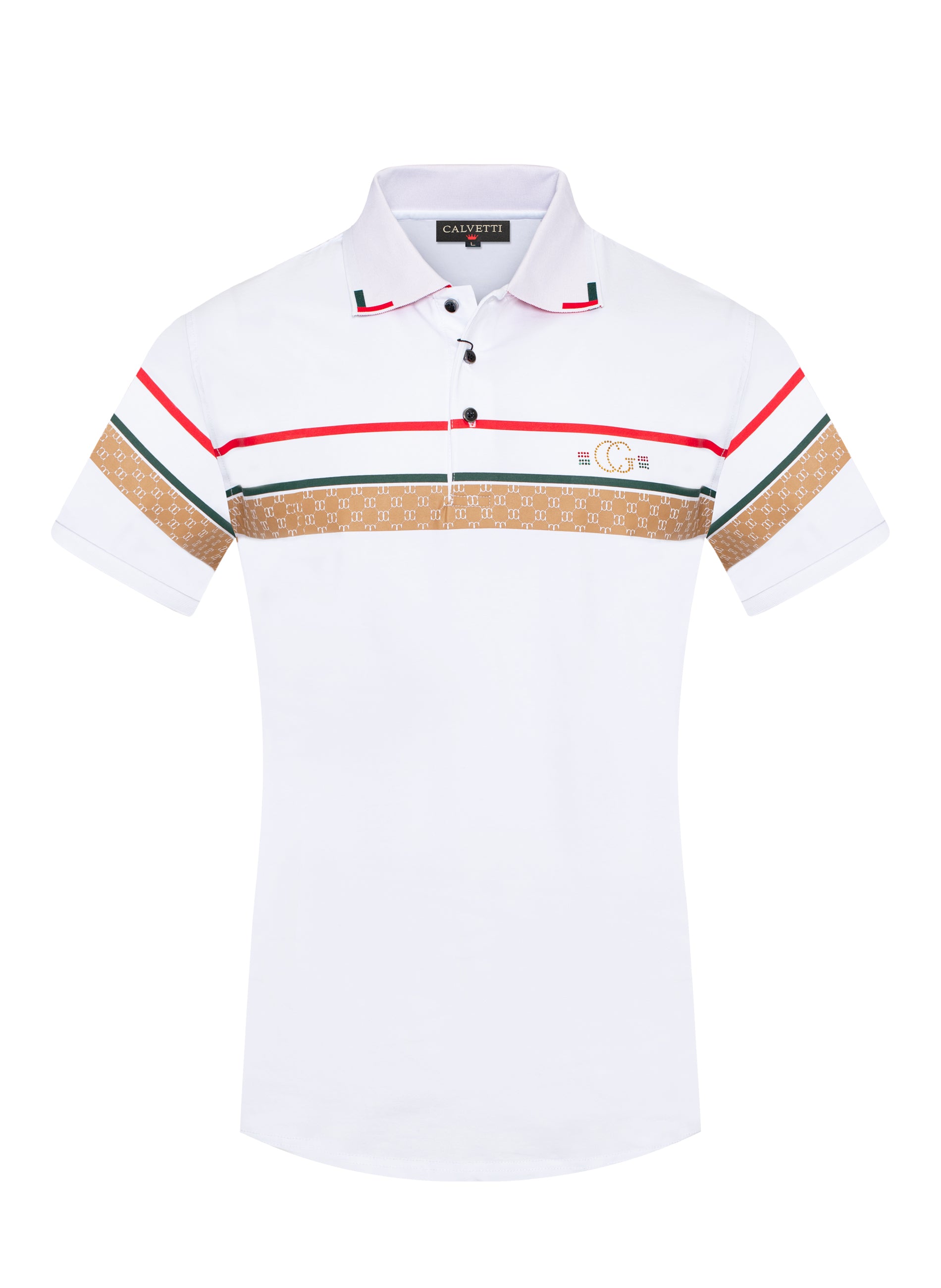 MEN'S COTTON/POLY FANCY POLO SHIRTS-CS200-216