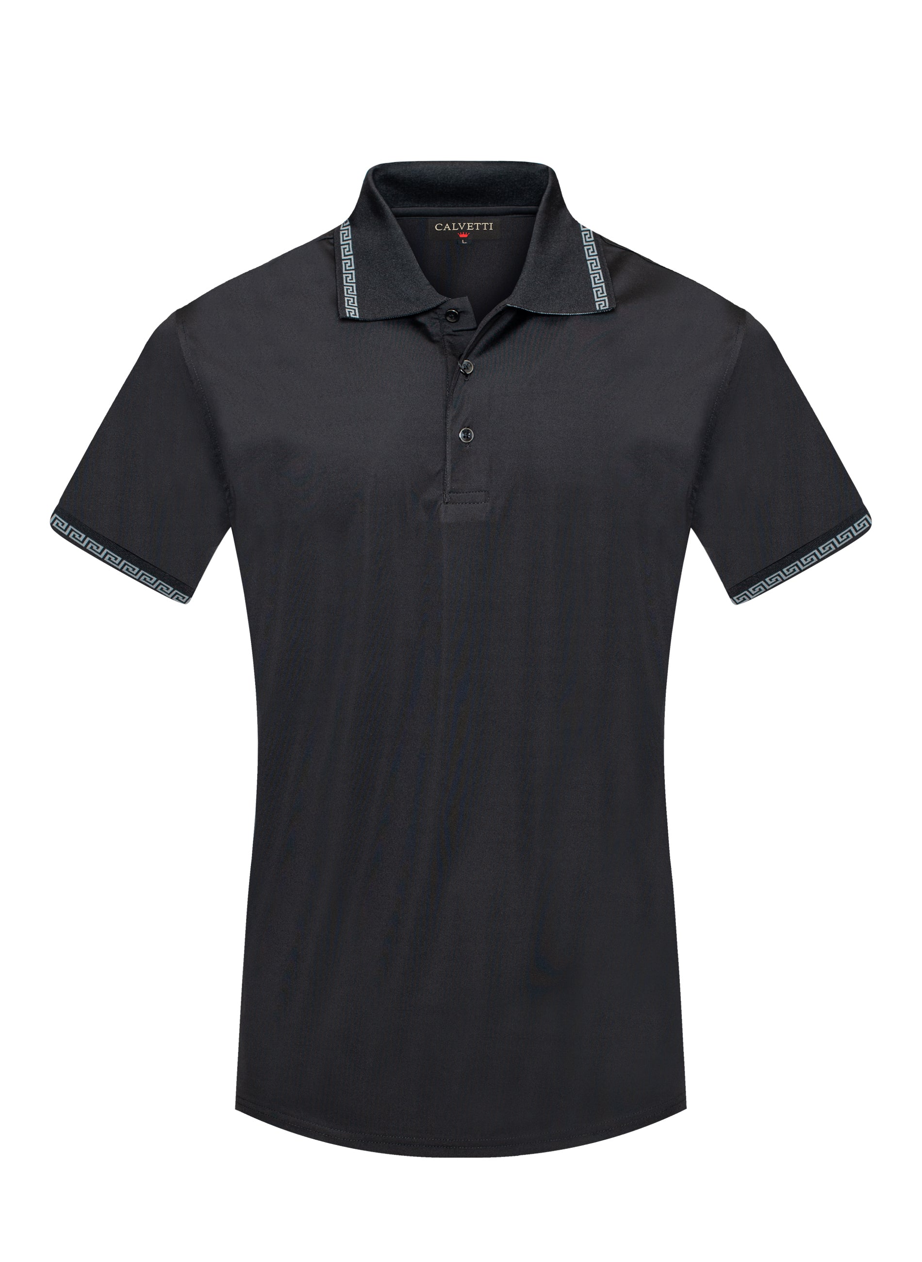 MEN'S COTTON/POLY FANCY POLO SHIRTS-CS200-221