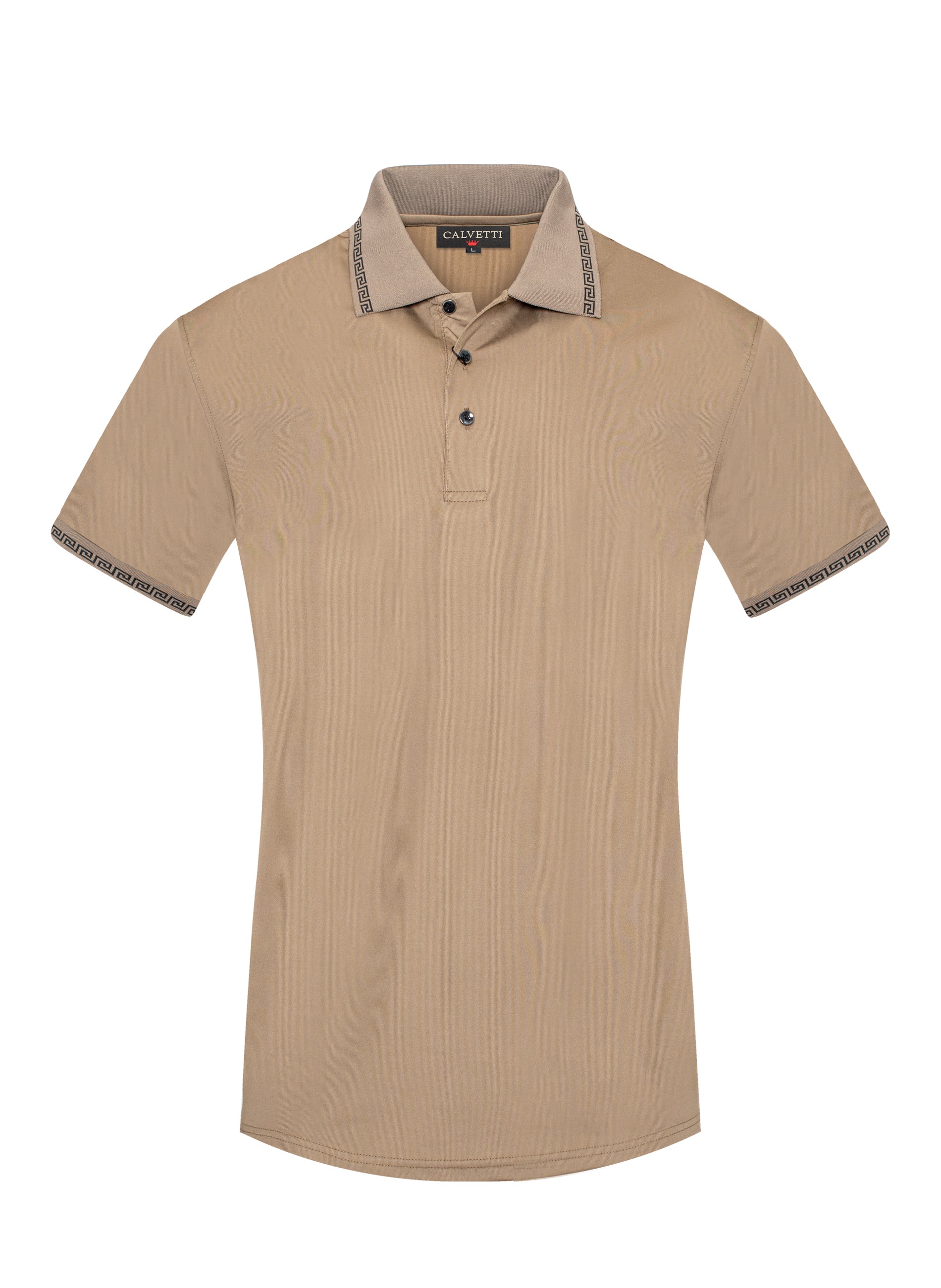 MEN'S COTTON/POLY FANCY POLO SHIRTS-CS200-223