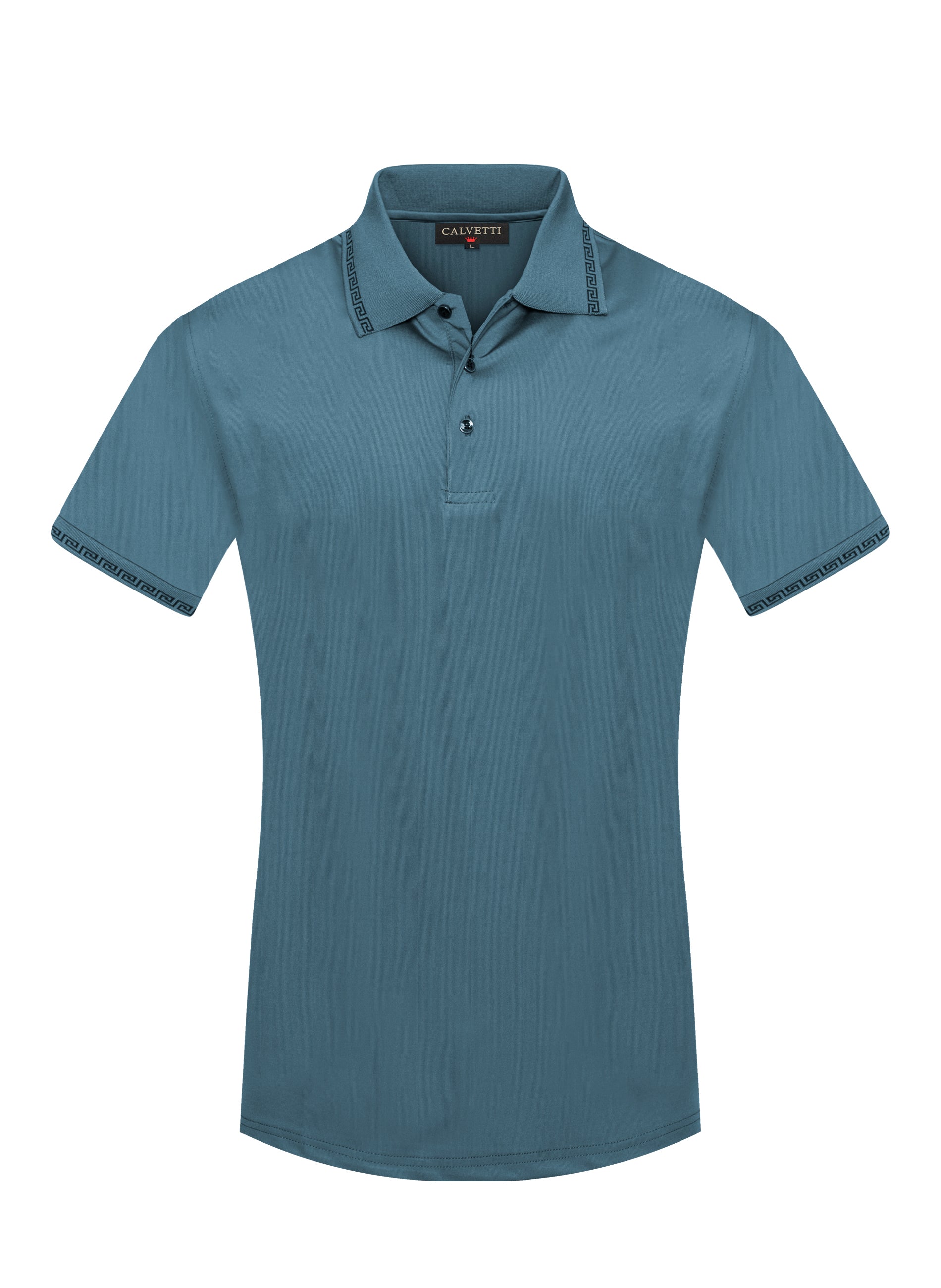 MEN'S COTTON/POLY FANCY POLO SHIRTS-CS200-224